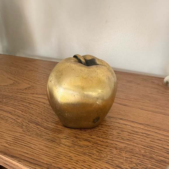 Accents | Vintage Solid Brass Apple Heavy Mcm Fruit | Poshmark